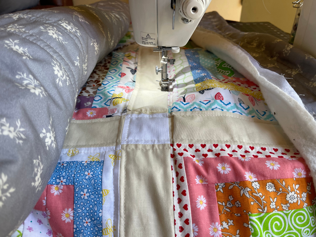 How to Machine Quilt With Walking Foot For Beginners - Sew Nikki