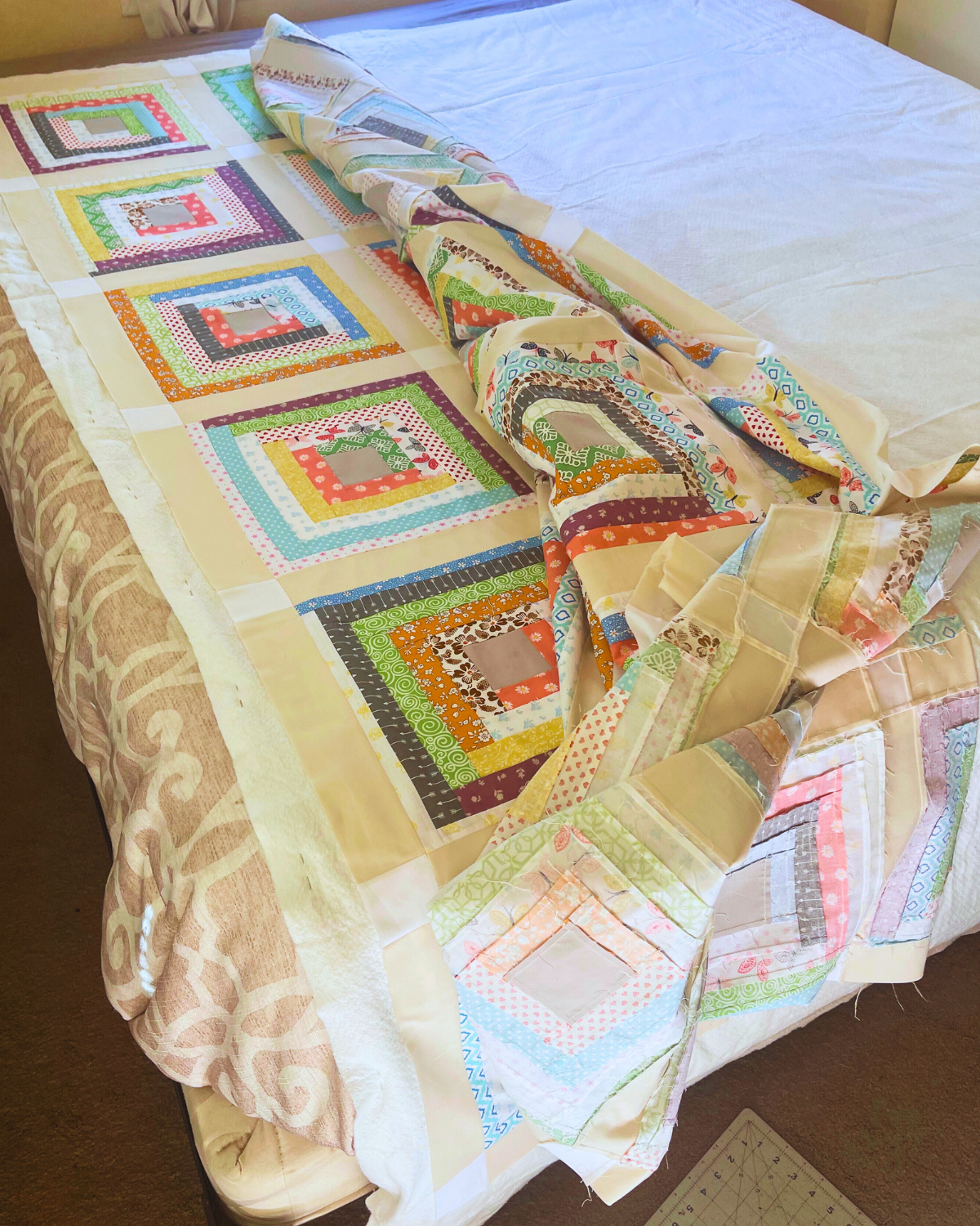 How to Sandwich A Quilt Step-by-Step Tutorial - Sew Nikki
