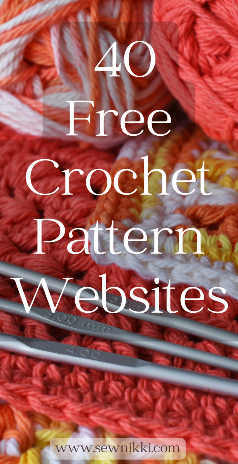 The Top 40 Free Crochet Pattern Websites and Blogs - Sew Nikki