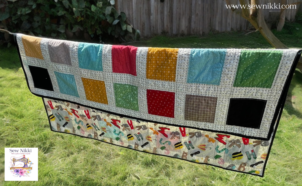 The ABC Baby Quilt - Free Sewing Pattern - Sew Nikki