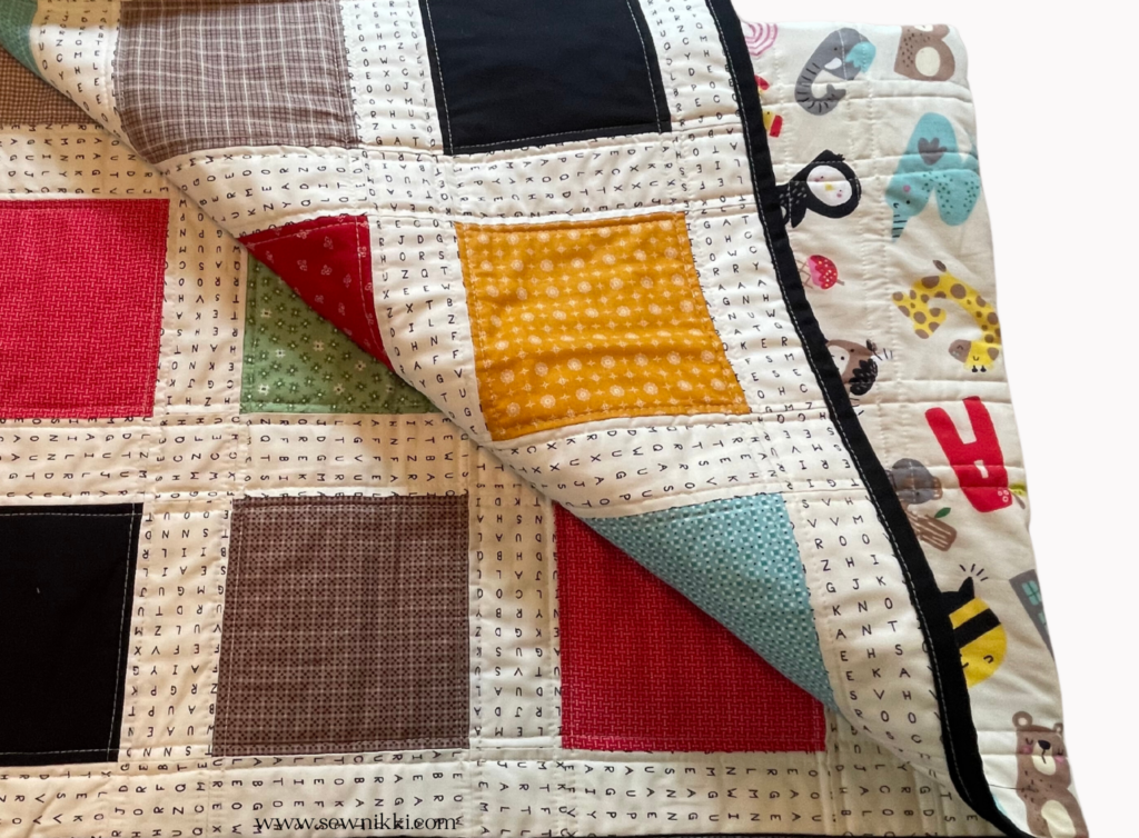 ABC Baby Quilt Pattern - Sew Nikki