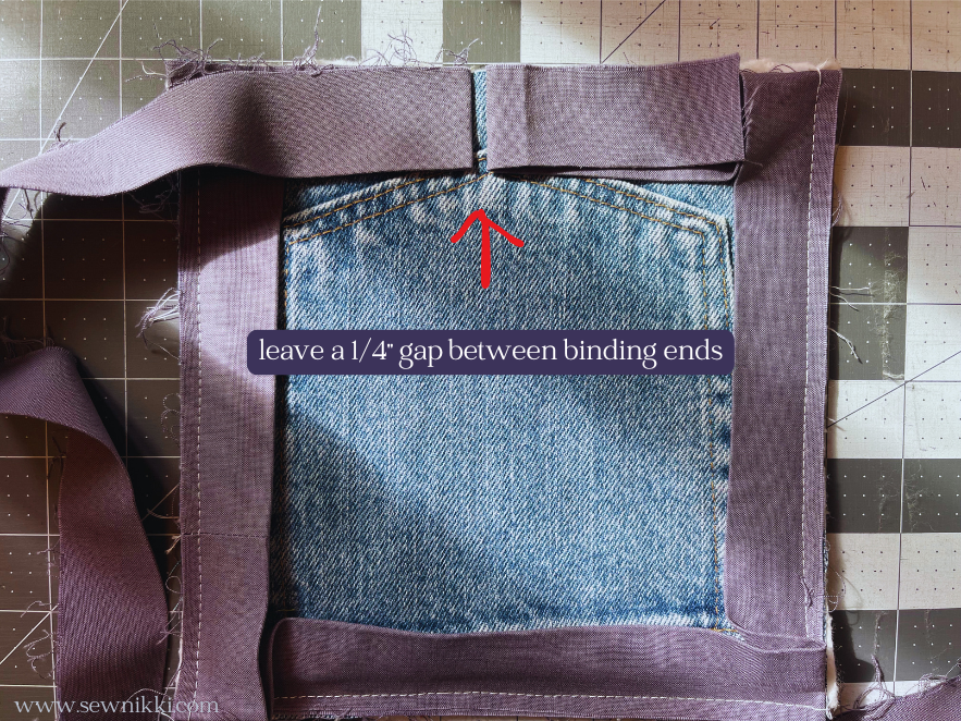 How To Join Quilt Binding Ends, Beginner Series - Sew Nikki