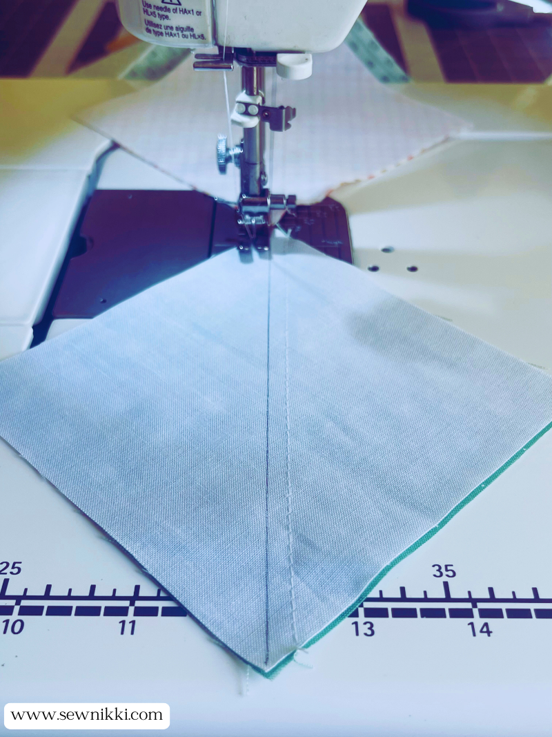 How To Make Half Square Triangles - Easy Formula Chart - Sew Nikki