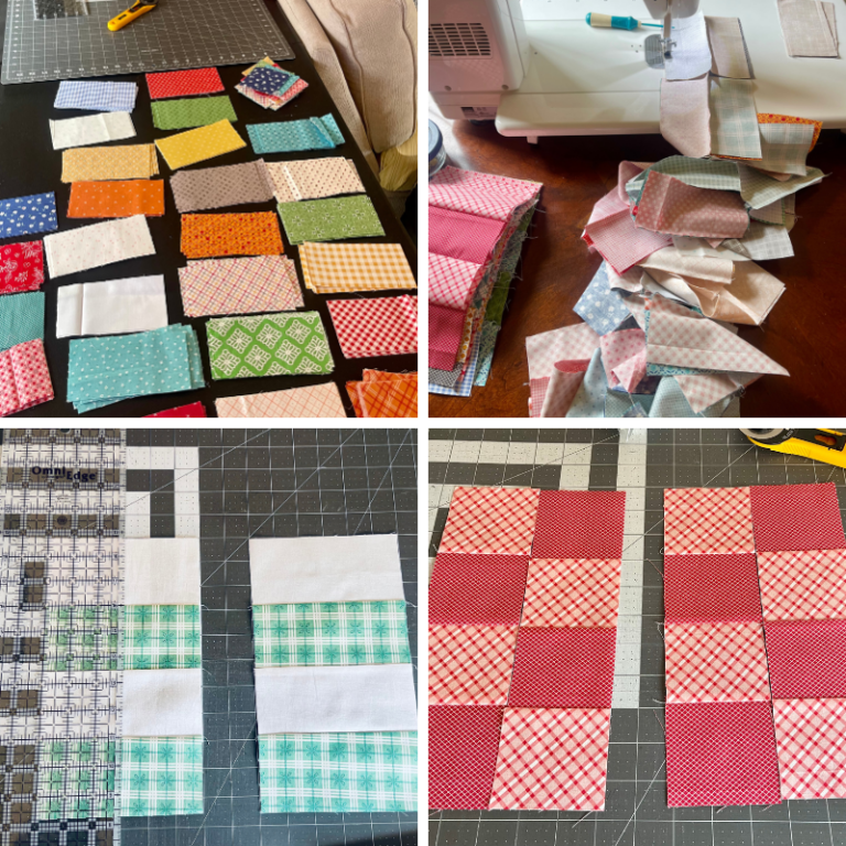 Free Scrappy Quilt Patterns: The Checkerboard Quilt - Sew Nikki