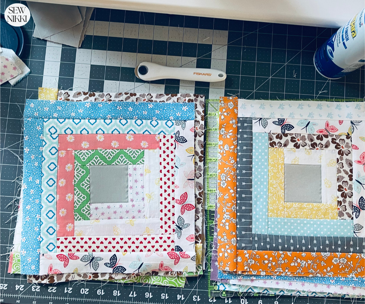 Log Cabin Quilt Block Layouts & Four Free Patterns - Sew Nikki