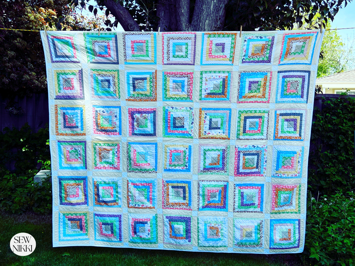 Log Cabin Quilt Block Layouts & Four Free Patterns - Sew Nikki