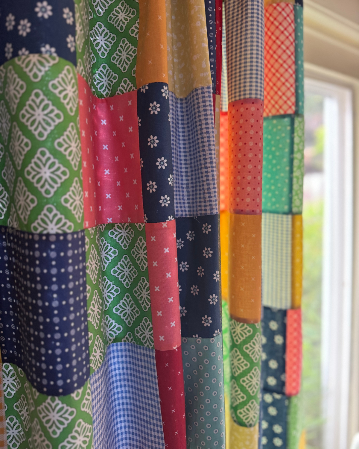 Charm Square Curtains Sewing Pattern - Sew Nikki