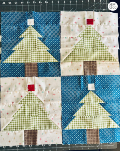 Modern Christmas Tree Quilt Block Pattern (Free) - Sew Nikki