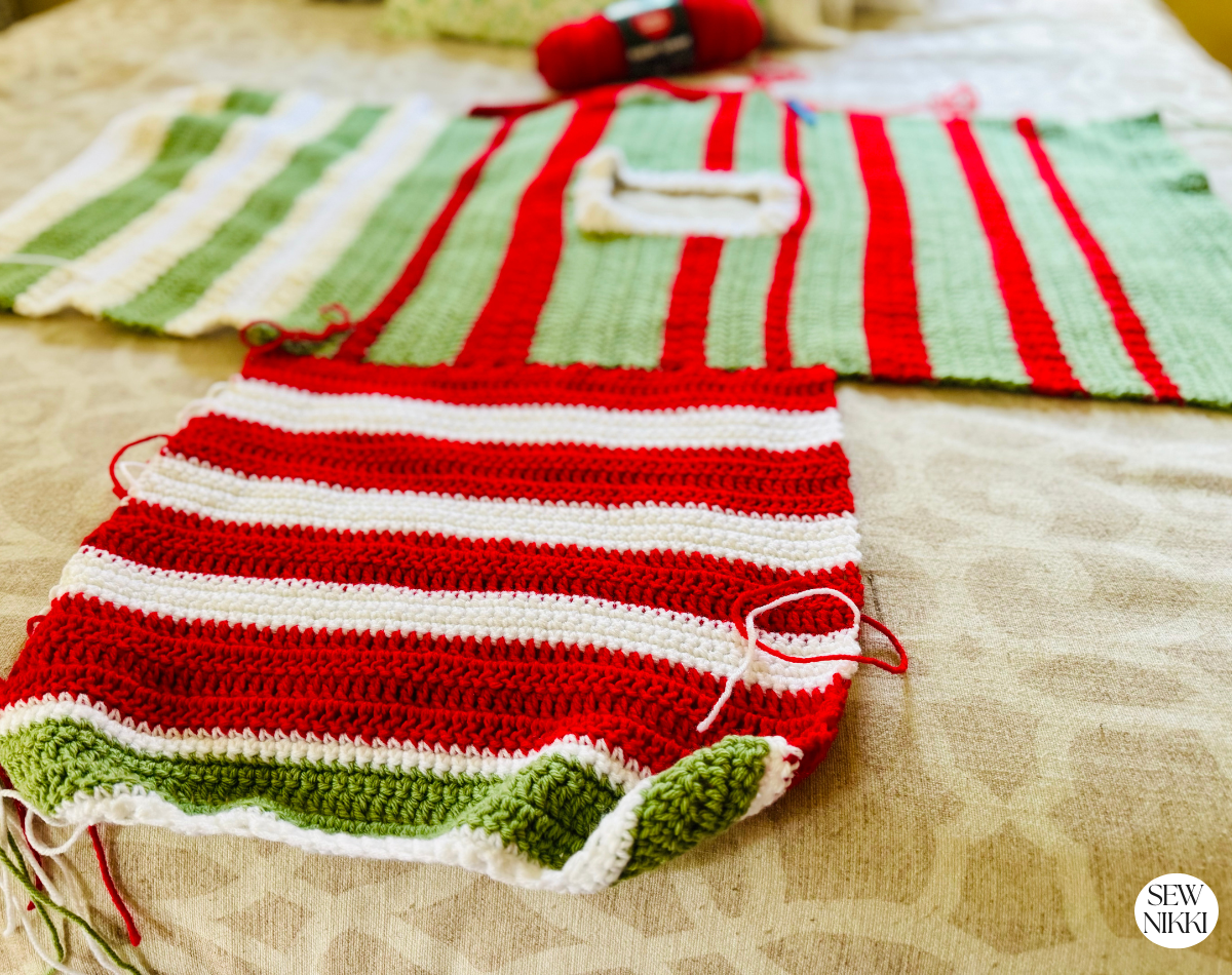 Ugly Christmas Sweater Crochet Pattern - Sew Nikki