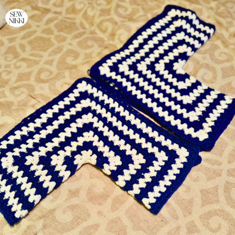 Easy Granny Hexagon Cardigan Crochet Pattern (Free) - Sew Nikki