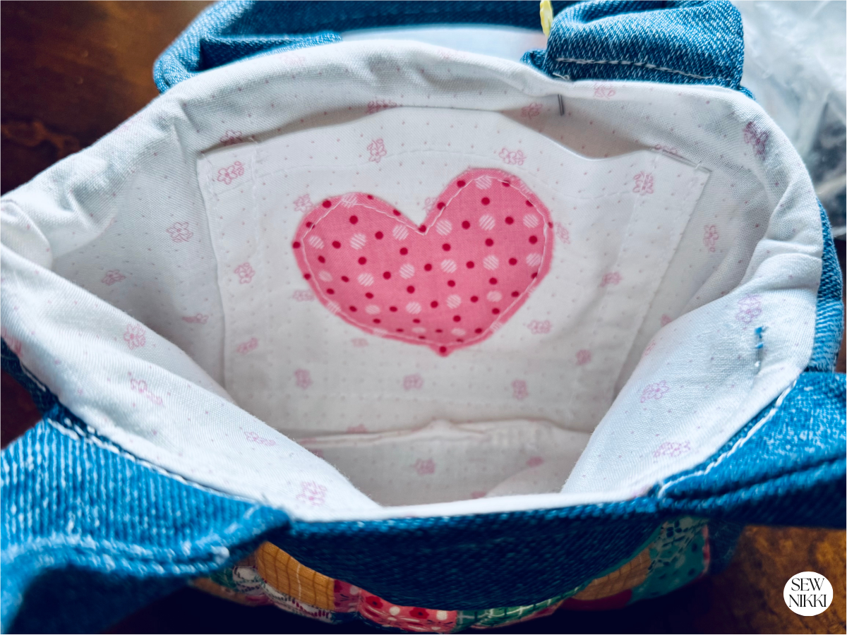 Recycled Jeans Bag Pattern - Little Patch Purse