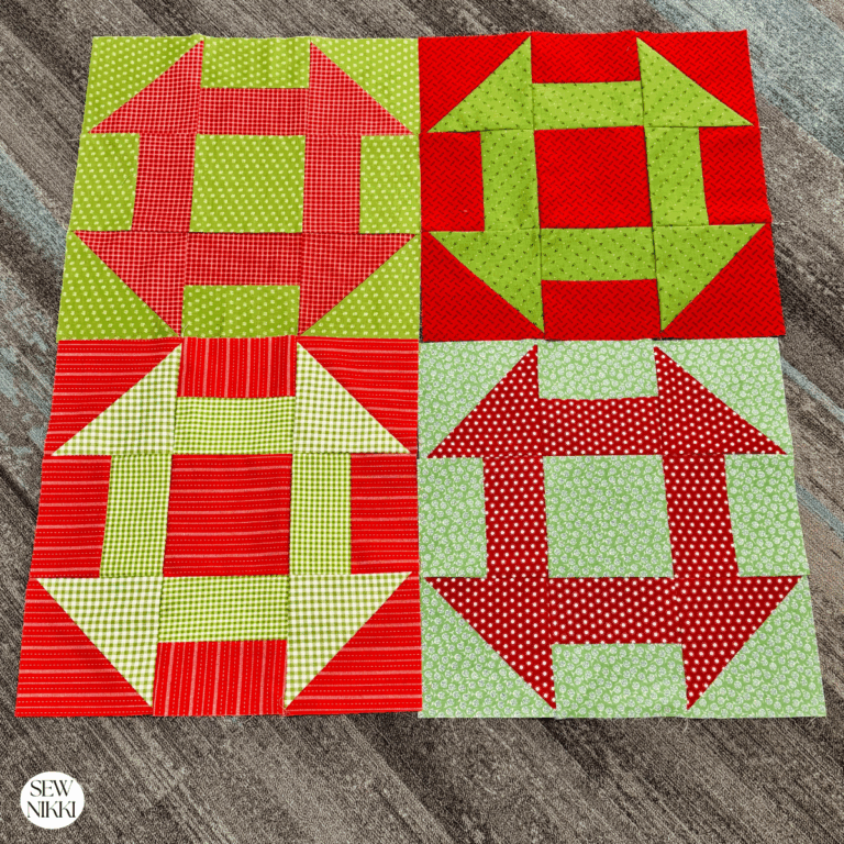 Churn Dash Big Block Quilt Patterns for Beginners