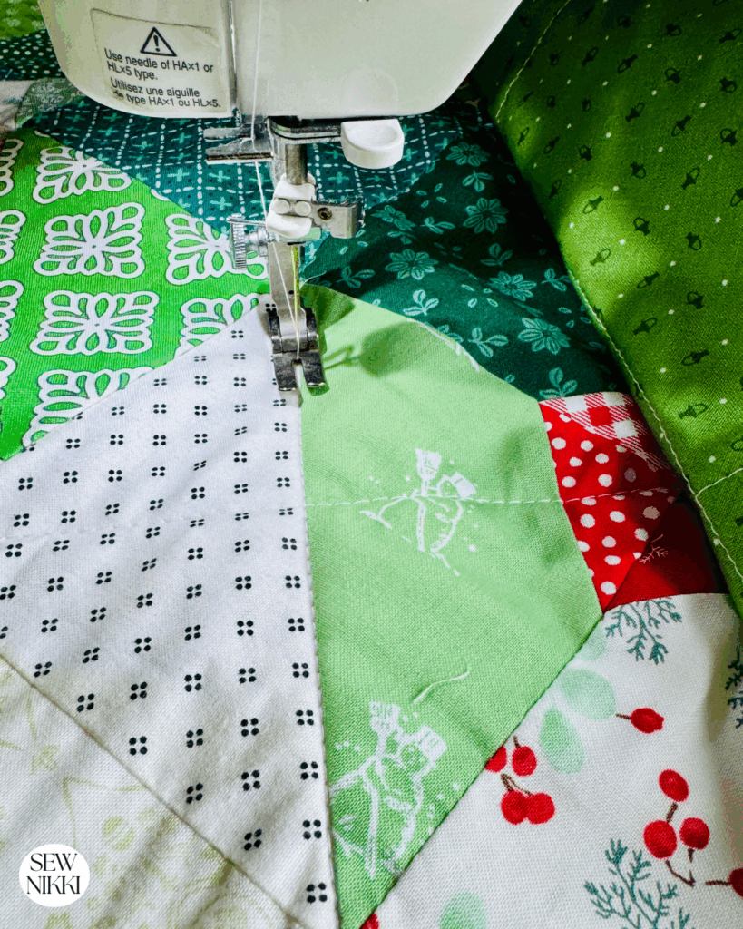 Stitch in the Ditch Beginner Quilting Tutorial - Sew Nikki