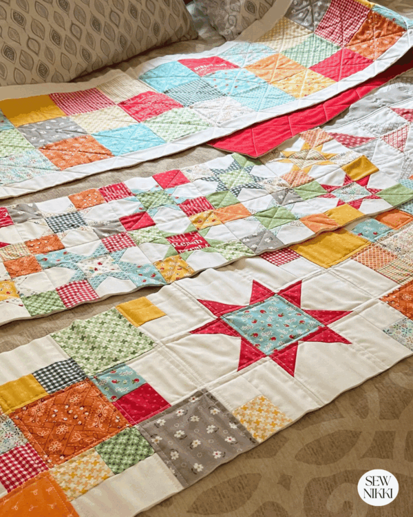 Cluck Cluck Sew Patterns - Brightly Beginner Quilt - Sew Nikki