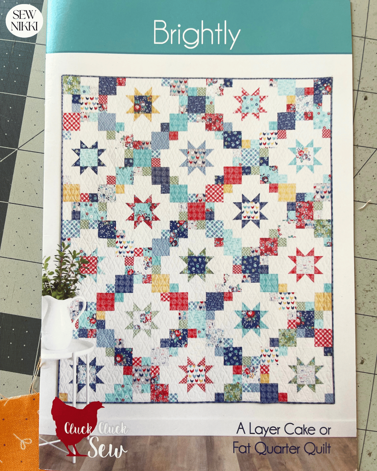 Cluck Cluck Sew Patterns - Brightly Beginner Quilt - Sew Nikki