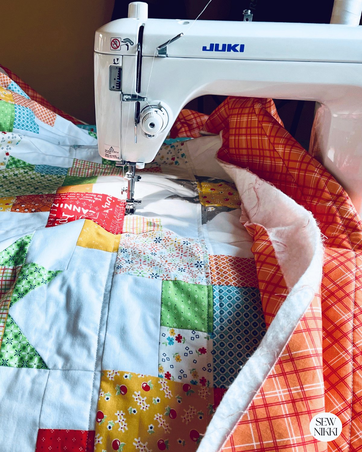 Cluck Cluck Sew Patterns - Brightly Beginner Quilt - Sew Nikki
