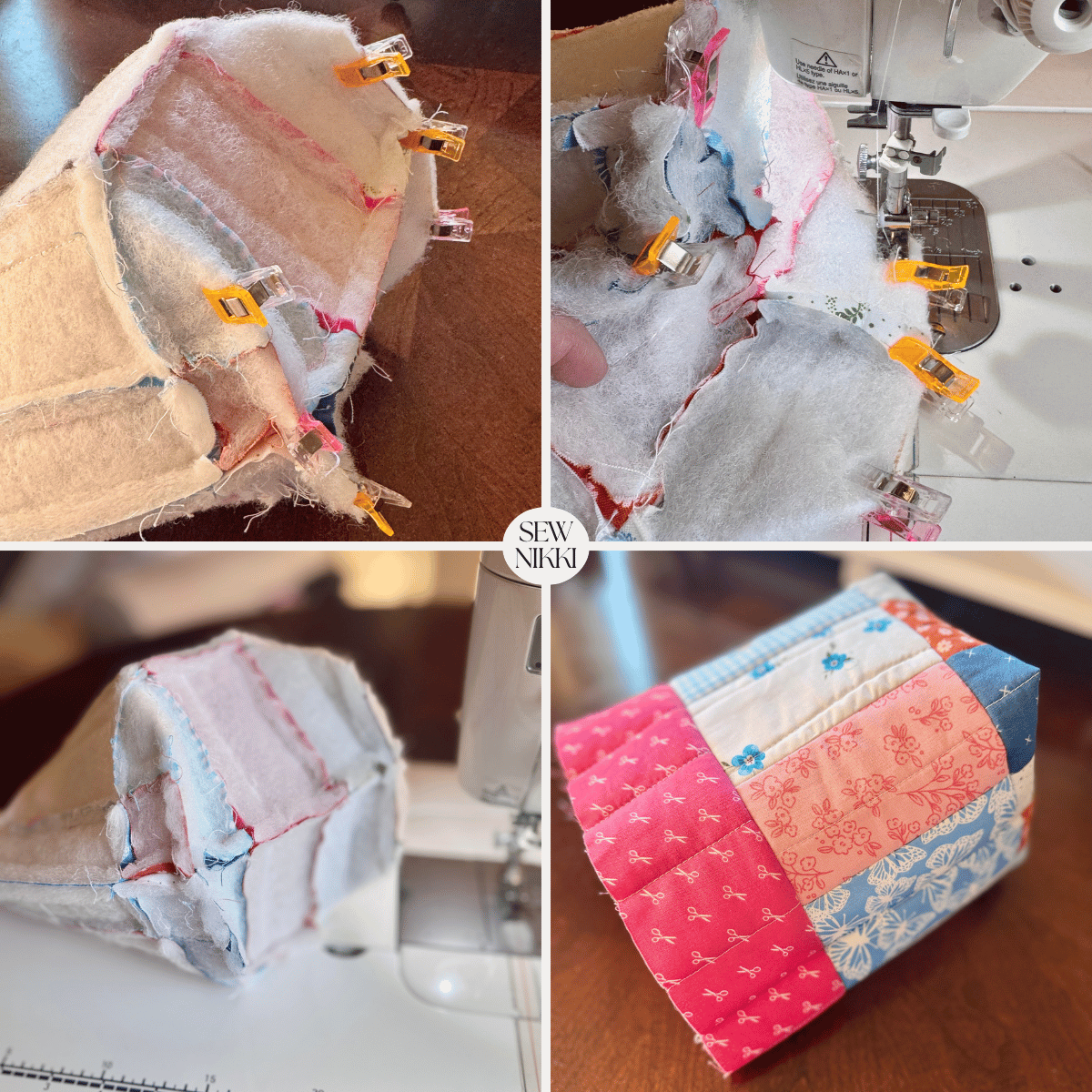 Easy Fabric Box Sewing Pattern (Storage Basket) - Sew Nikki