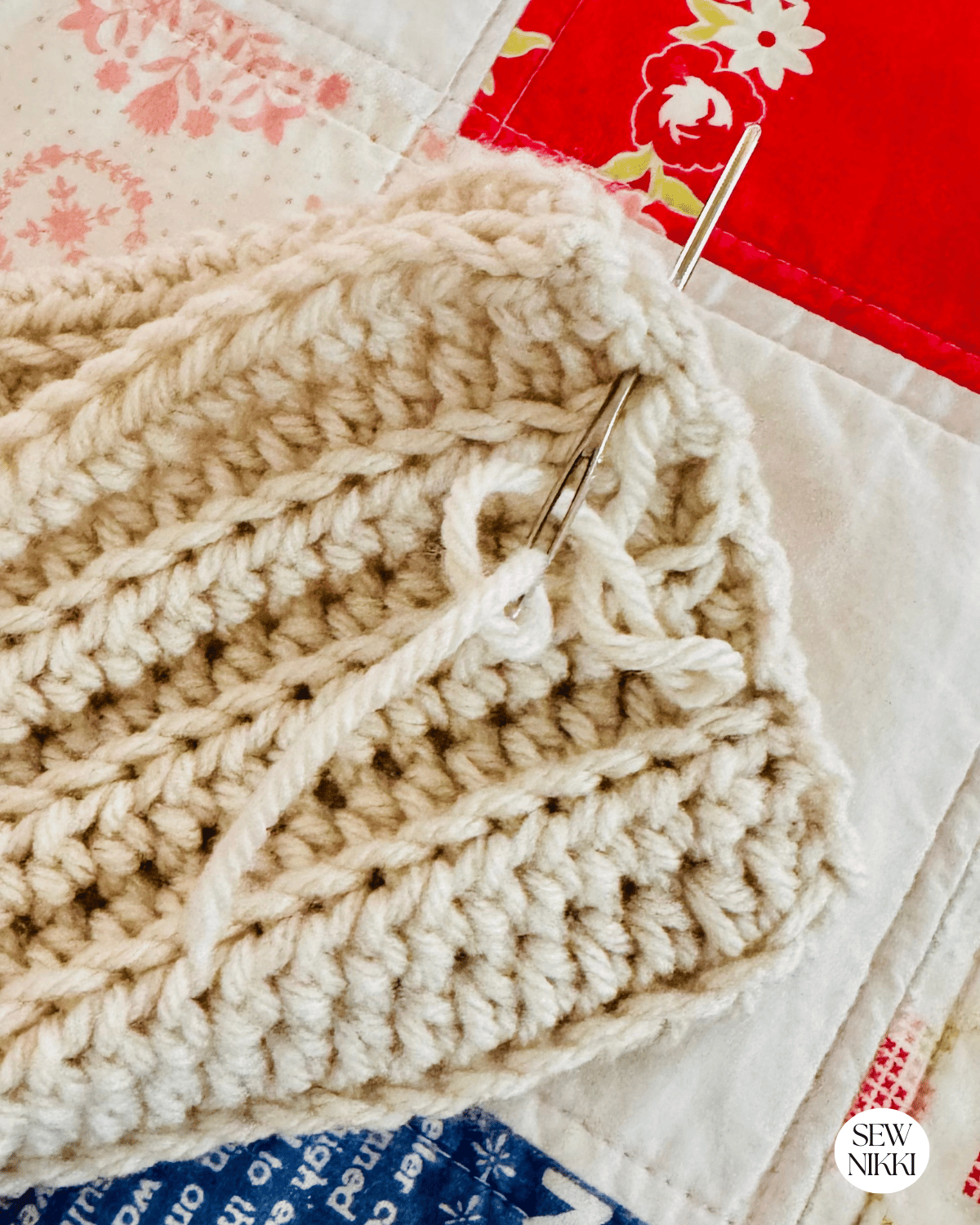 Quick & Easy Red Heart Free Crochet Slipper Pattern - Sew Nikki