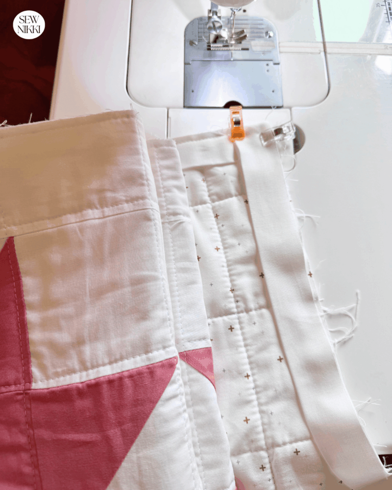 How to Finish a Quilt: Basting, Backing, Quilting, Binding - Sew Nikki